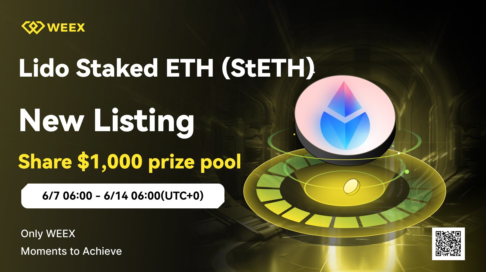 Trade StETH/USDT on WEEX and Win a Share of the 1,000 USDT Prize Pool!