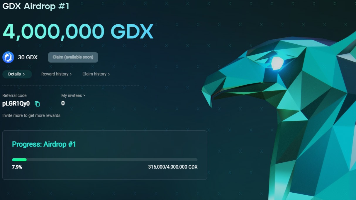 Free Airdrop!! Gridex GDX Airdrop #1