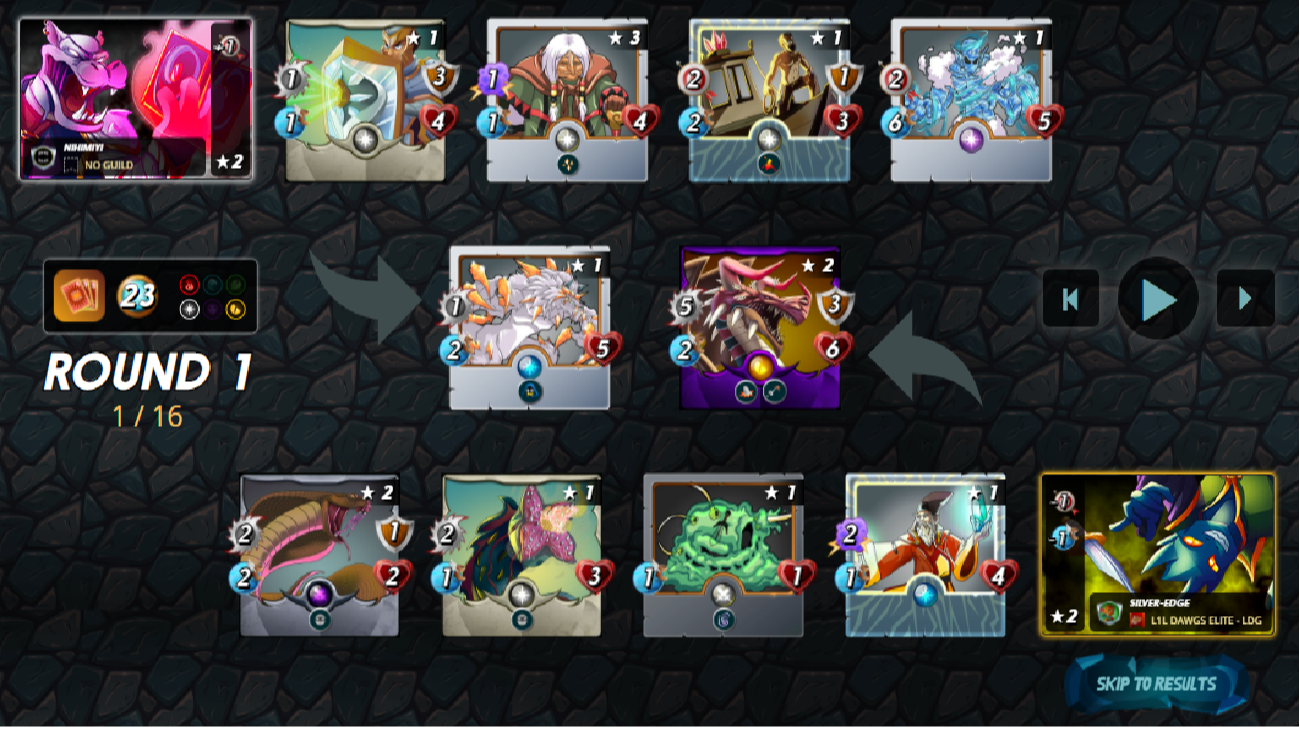 Splinterlands - Weekly Battle Challenge, Dragons