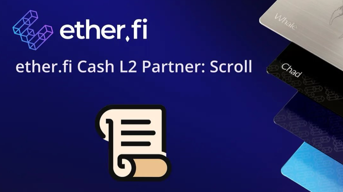 EtherFi and Scroll Launching Visa Card for stETH Cash Withdrawals