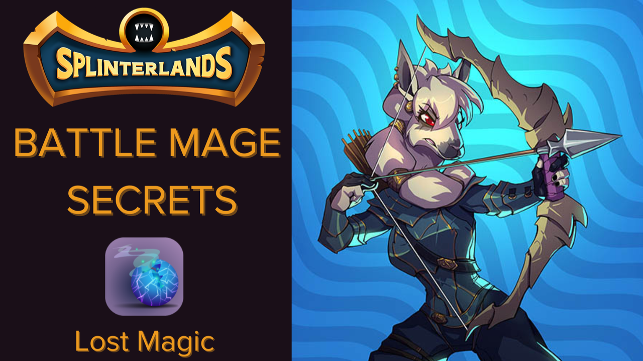 Splinterlands Weekly Challenge Battle BATTLE MAGE SECRETS! Lost Magic and Cursed Windeku