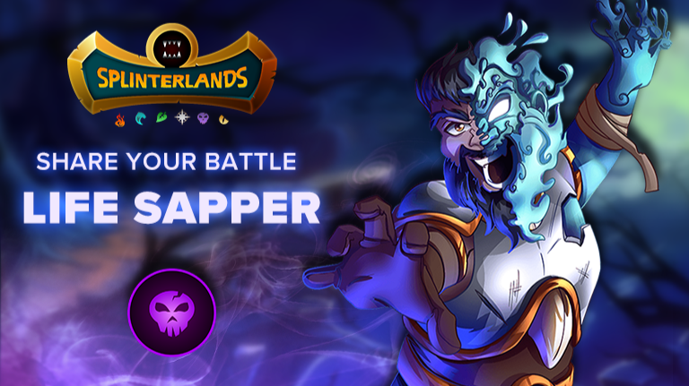 Splinterlands Weekly Challenge Battle! LIFE SAPPER