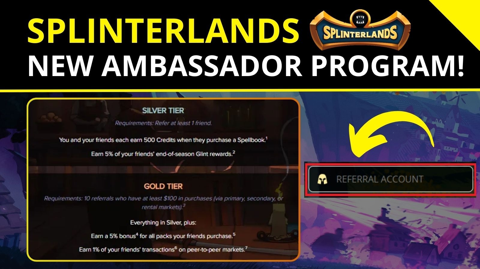 Splinterlands 🐉| Everything about The Ambassador Program! Tiers, Leaderbord, Tips