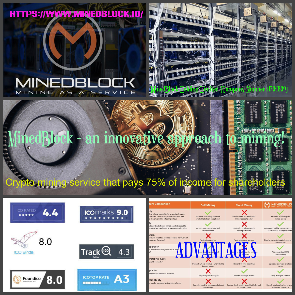 MinedBlock - an innovative approach to mining!