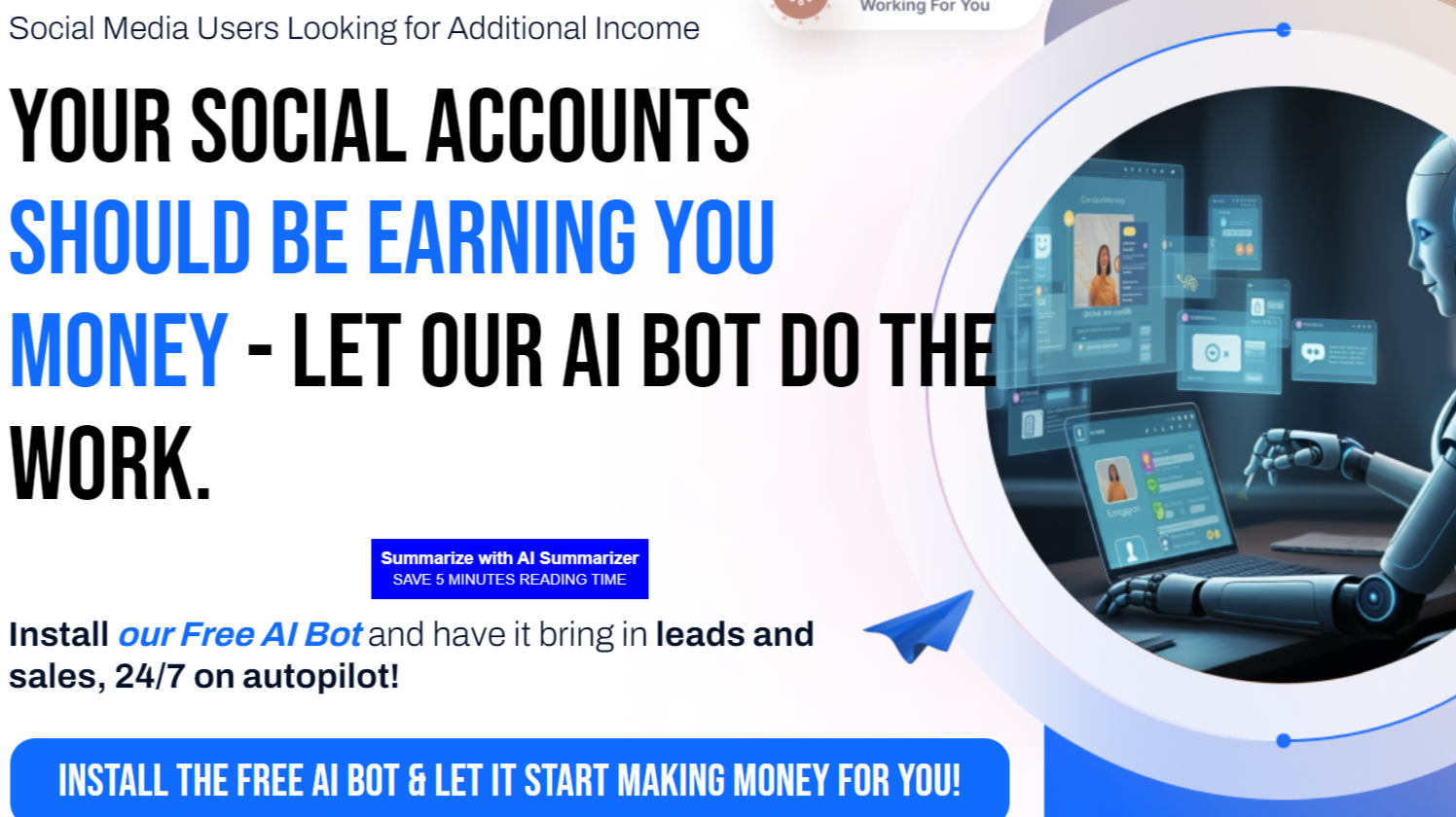 Earn passive income 24X7 on autopilot for a lifetime without doing ...