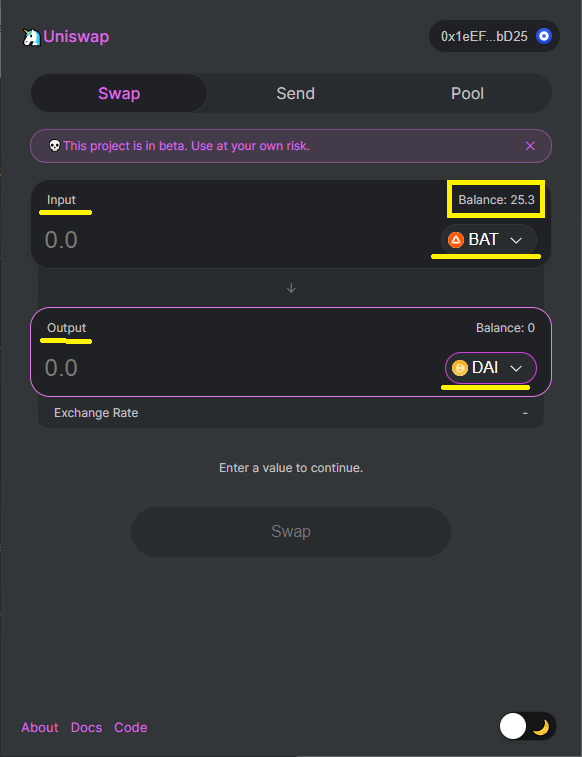 DeFi App Tutorial Uniswap: Easy Way To Trade Ethereum Based Tokens (ERC20 Tokens)