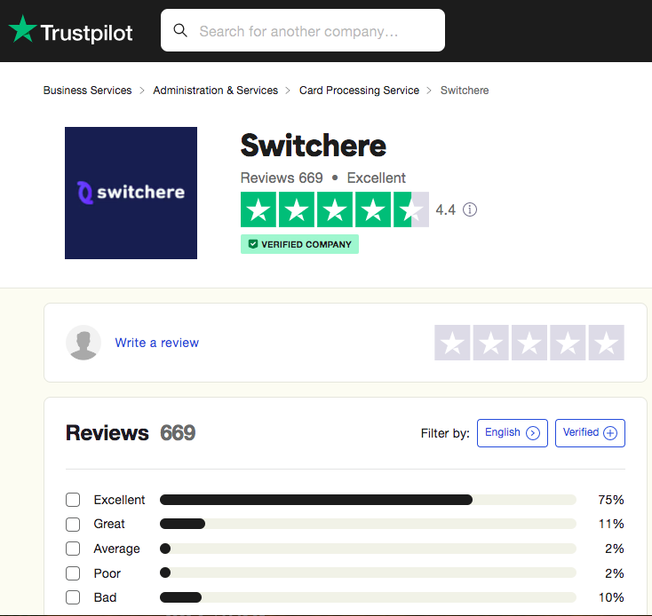 Switchere Crypto Exchange Review