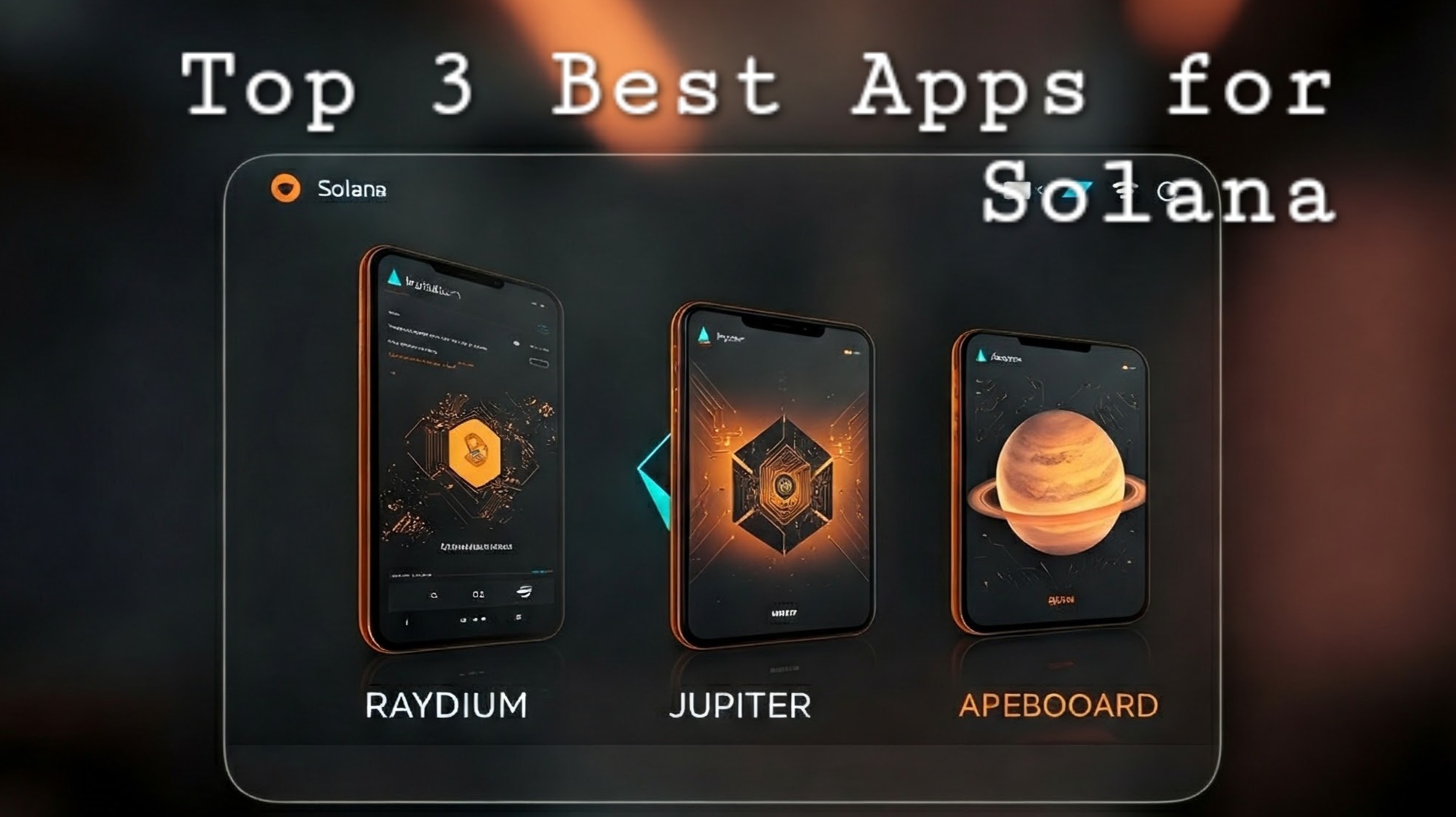 The Best 3 Solana dApps for Gem hunters