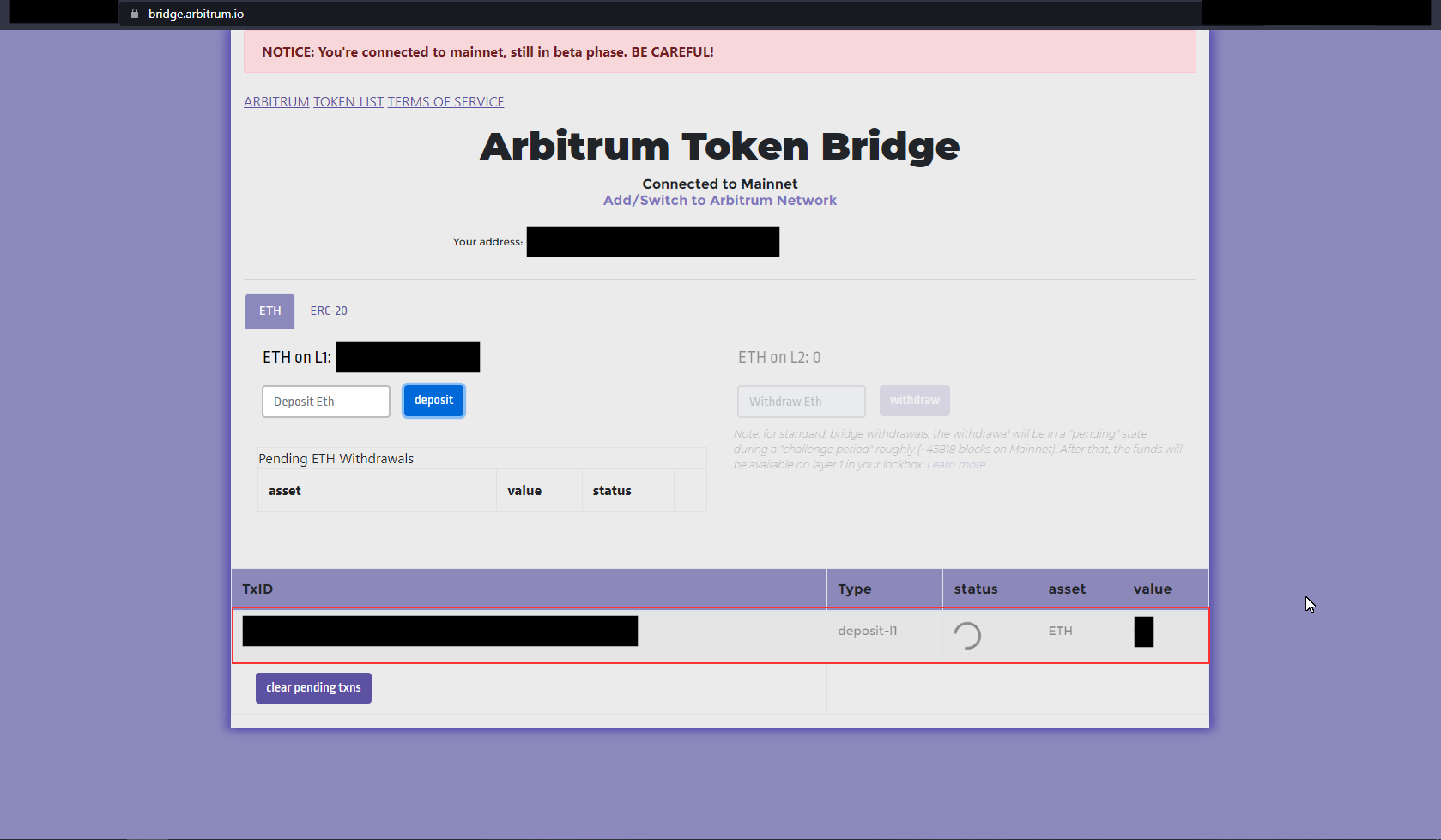 How to use Ethereum - Arbitrum bridge?