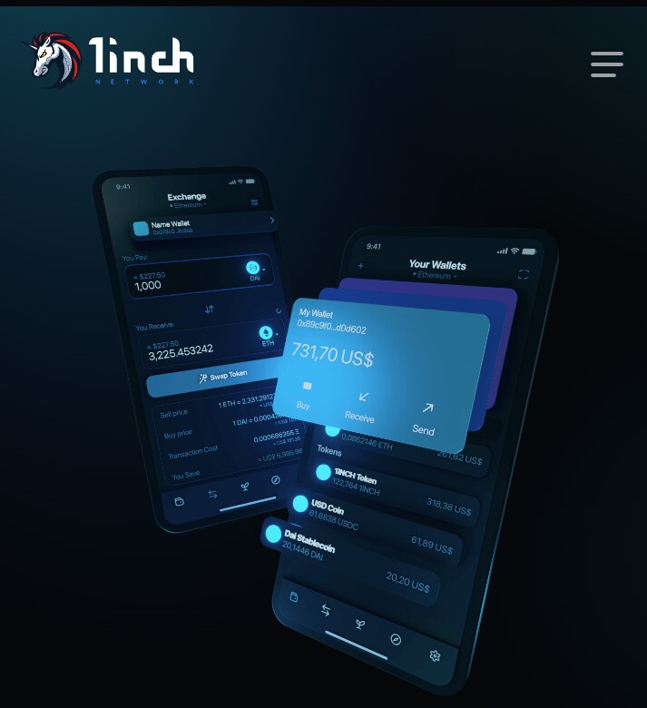 How to add custom token to 1 inch wallet.