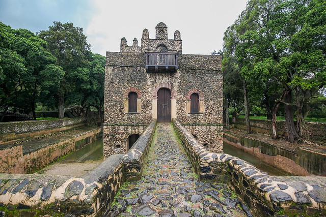 The Palace Of Fasiledes' Bath, Ethiopia