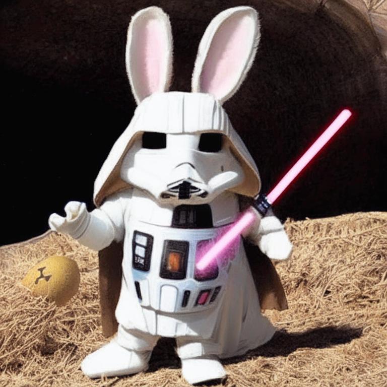 What would the Easter Bunny look like according to the AI version in ...