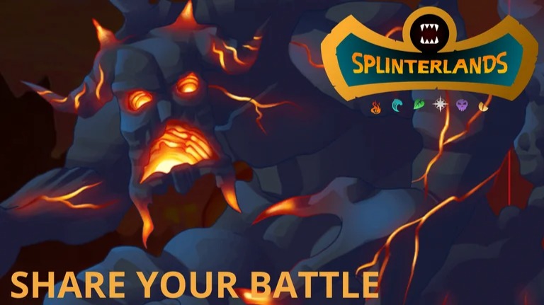 The Splinterlands Challenge - Molten Ash Golem I Lava You