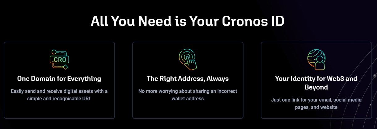 The Cronos ID - One ID For Everything