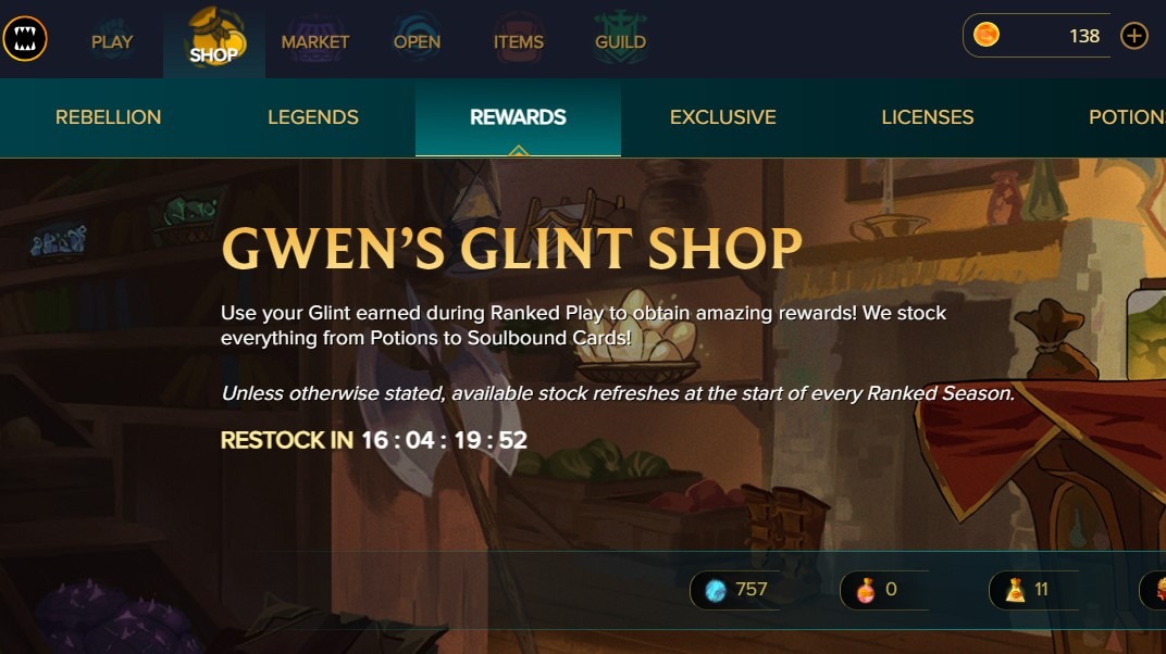 Splinterlands | Earning Glint | And Reaping Rewards With Glint