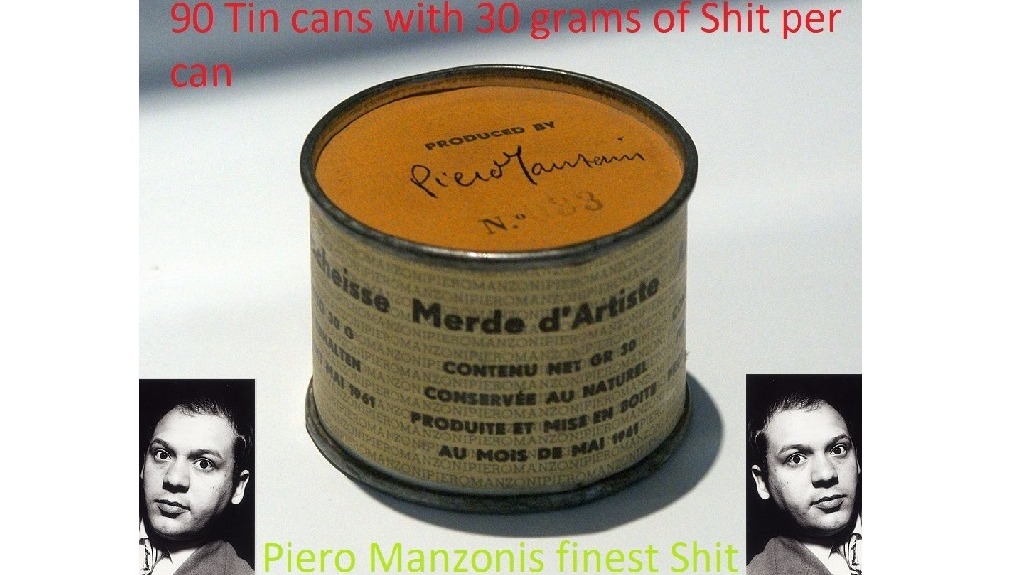 Merde d´ Artiste-Piero Manzoni , The Man who Sold his Shit in tin cans ...