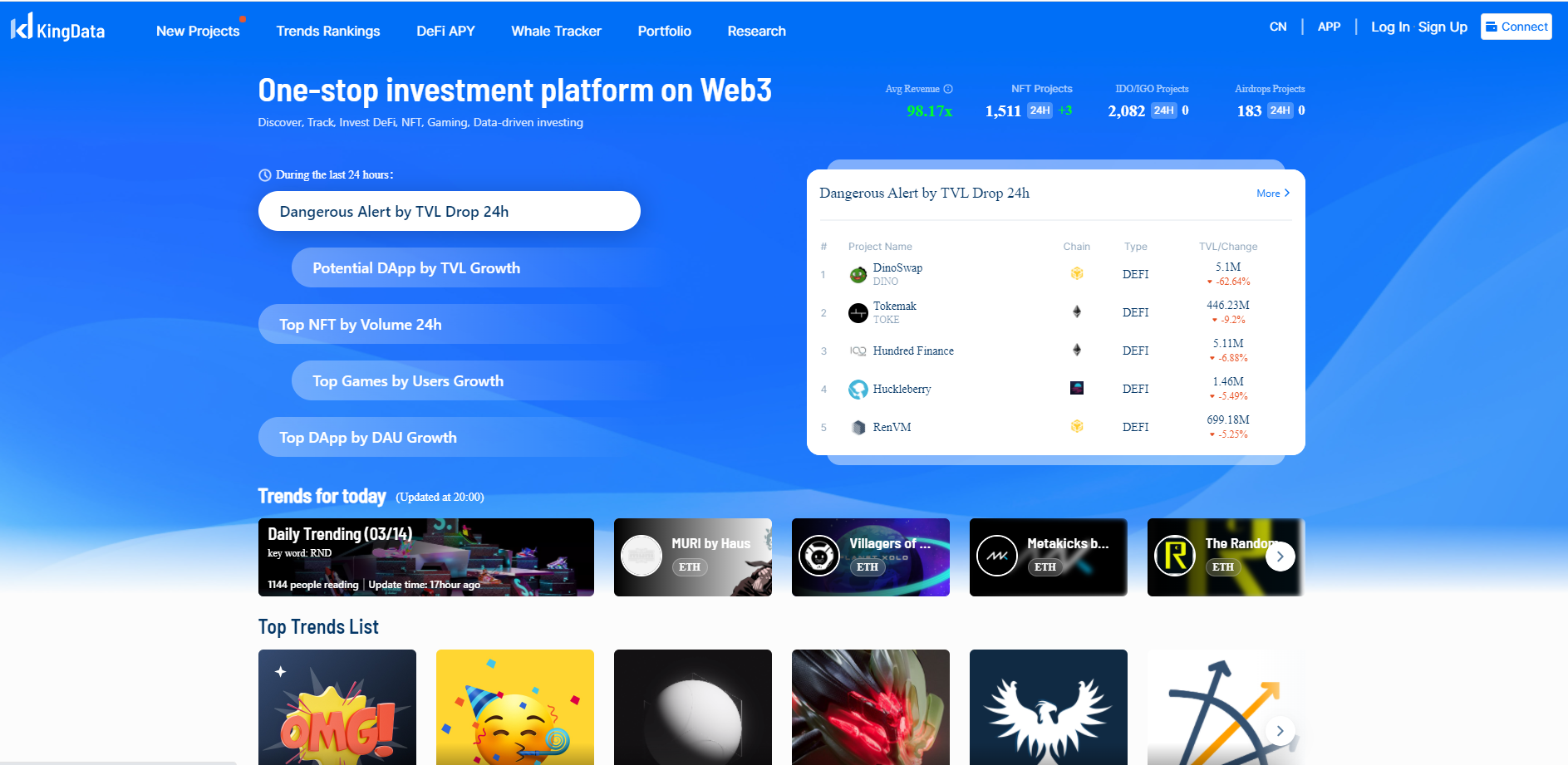 How to use KingData to discover high-yield mining pools quickly