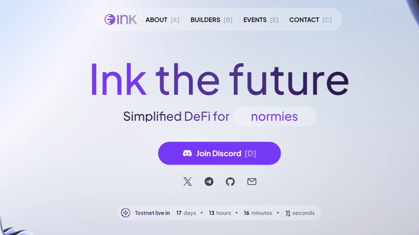 INK: Blockchain from Kraken using OP Stack