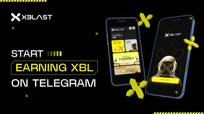 xBlast app | Mine XBL for free on Blast inside Telegram. Early adopters phase.
