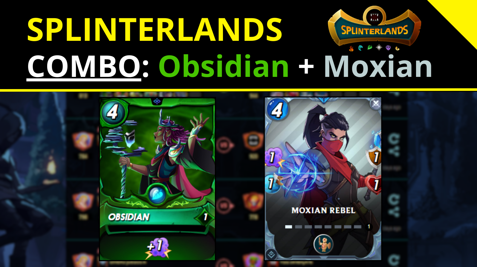 Splinterlands: Combo of Obsidian + Moxian! [ENG/PT-BR]