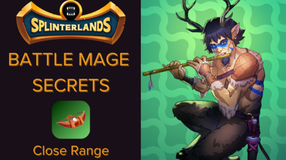 Splinterlands Battle Mage Secrets - The Drybone Raider Close Range Frenzy