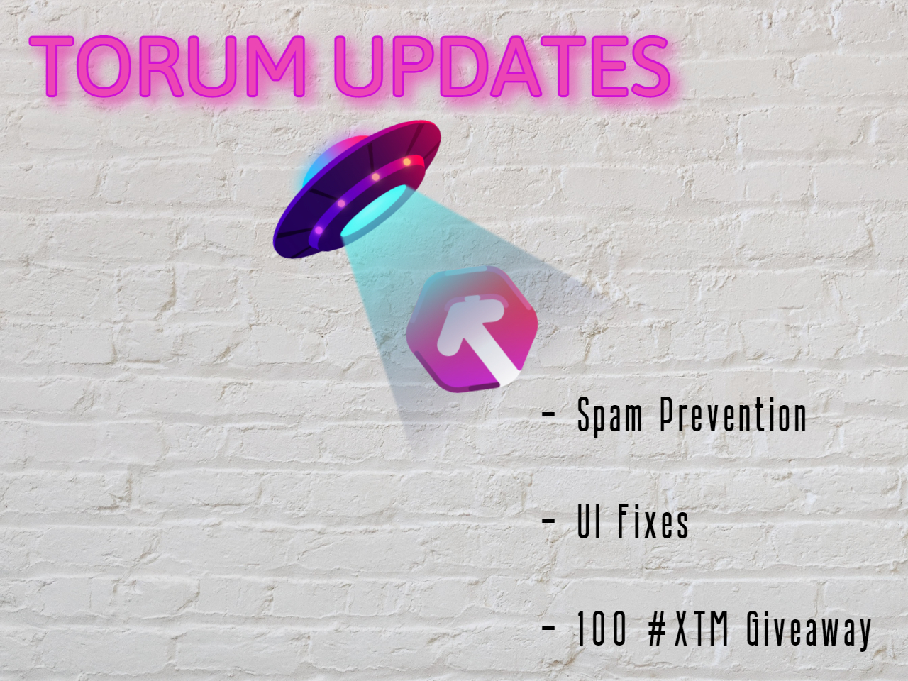 TORUM Updates - Spam Prevention, UI Fixes and 100 XTM Giveaway