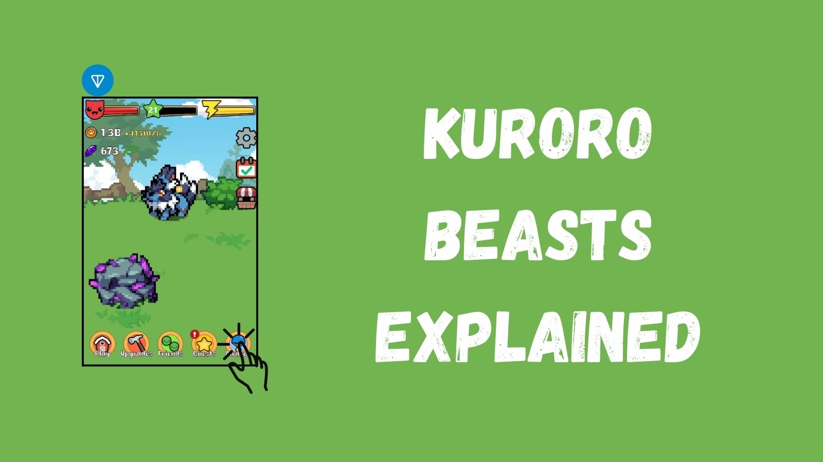 Hottest Tap2Earn | Kuroro Beasts on TON