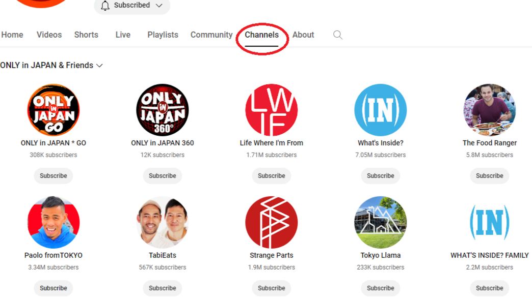 What Happened To The "Channels" Tab On YouTube