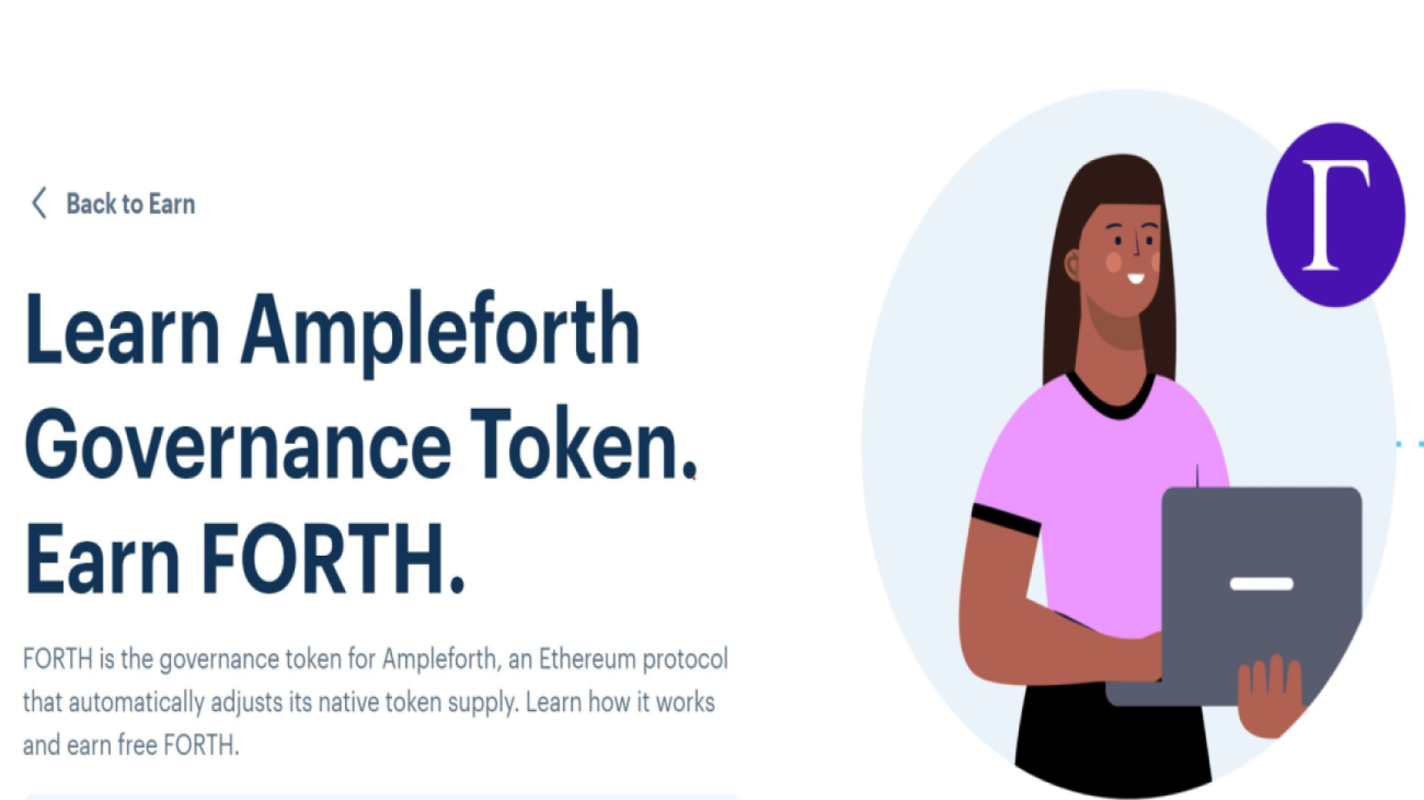 Earn $3 Ampleforth Governance Token on Coinbase