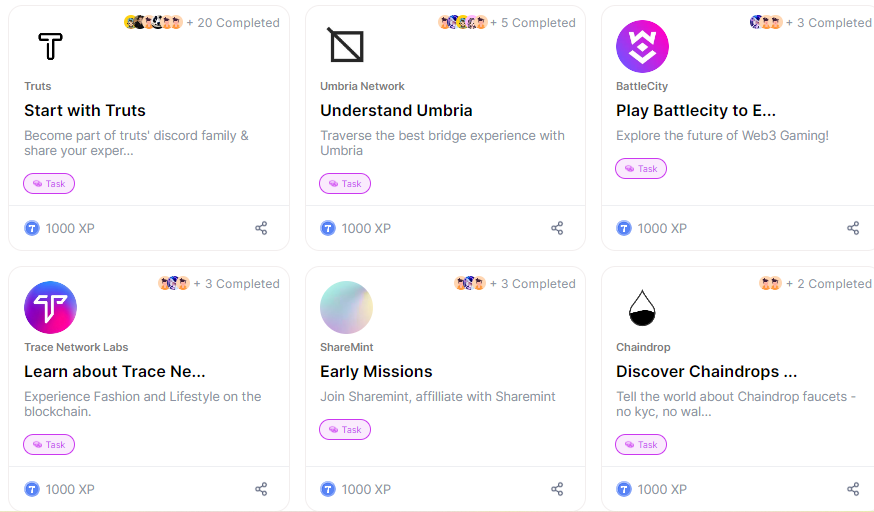 Truts - Discover, Join, Contribute and Earn In Your Web3 Journey