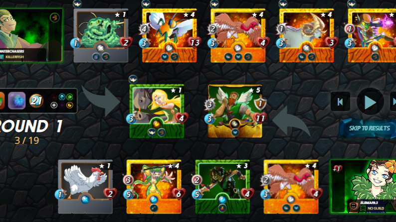 Splinterlands Earthquake & Lost Magic Ruleset Battle - Protect The Queen! Part 2