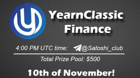YearnClassic Finance x Satoshi Club AMA Recap from 10th of November