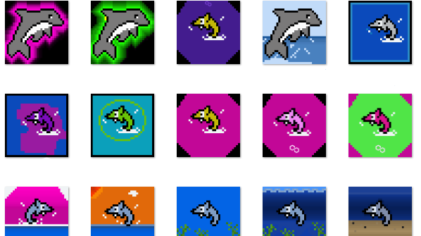 Poly Dolphins Are Making Waves With This Animated, Hand-Made Pixel Art ...