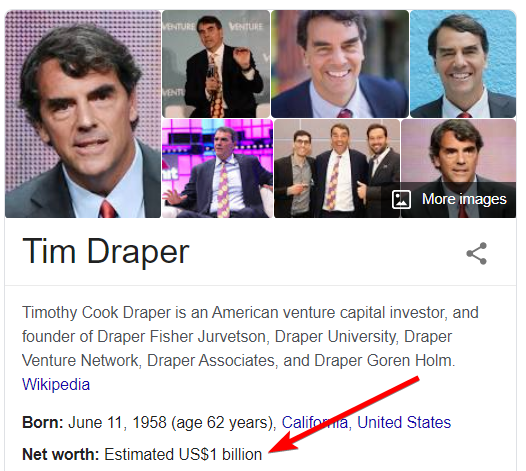 TOP 4 Crypto Investments by Billionaire Tim Draper