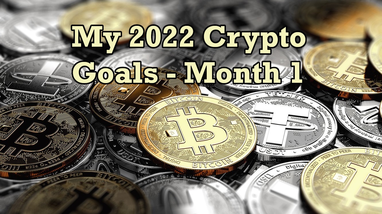 My 2022 Crypto Goals - Month 1