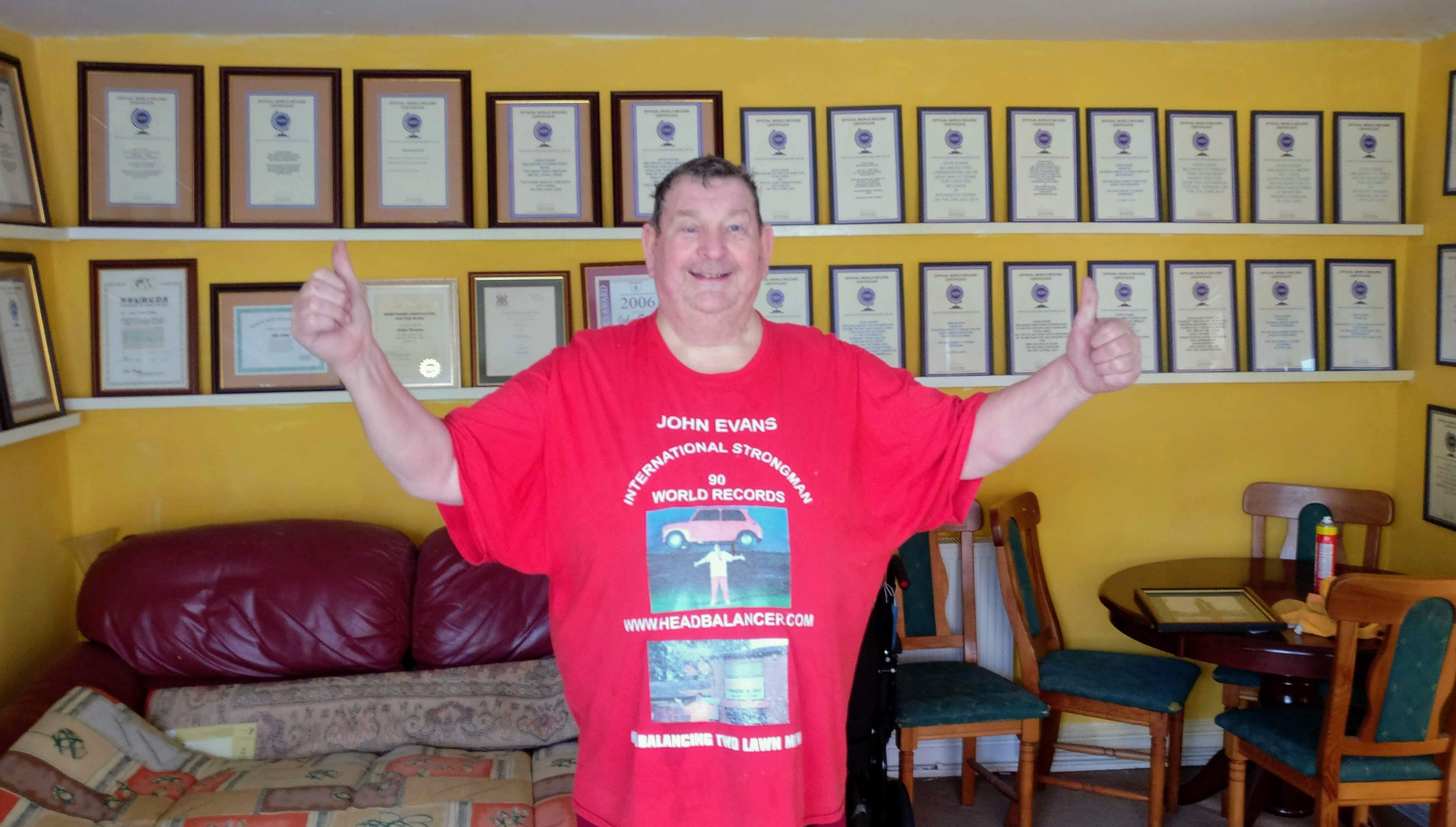 Interview with a local 'strong man', the living legend that is John Evans