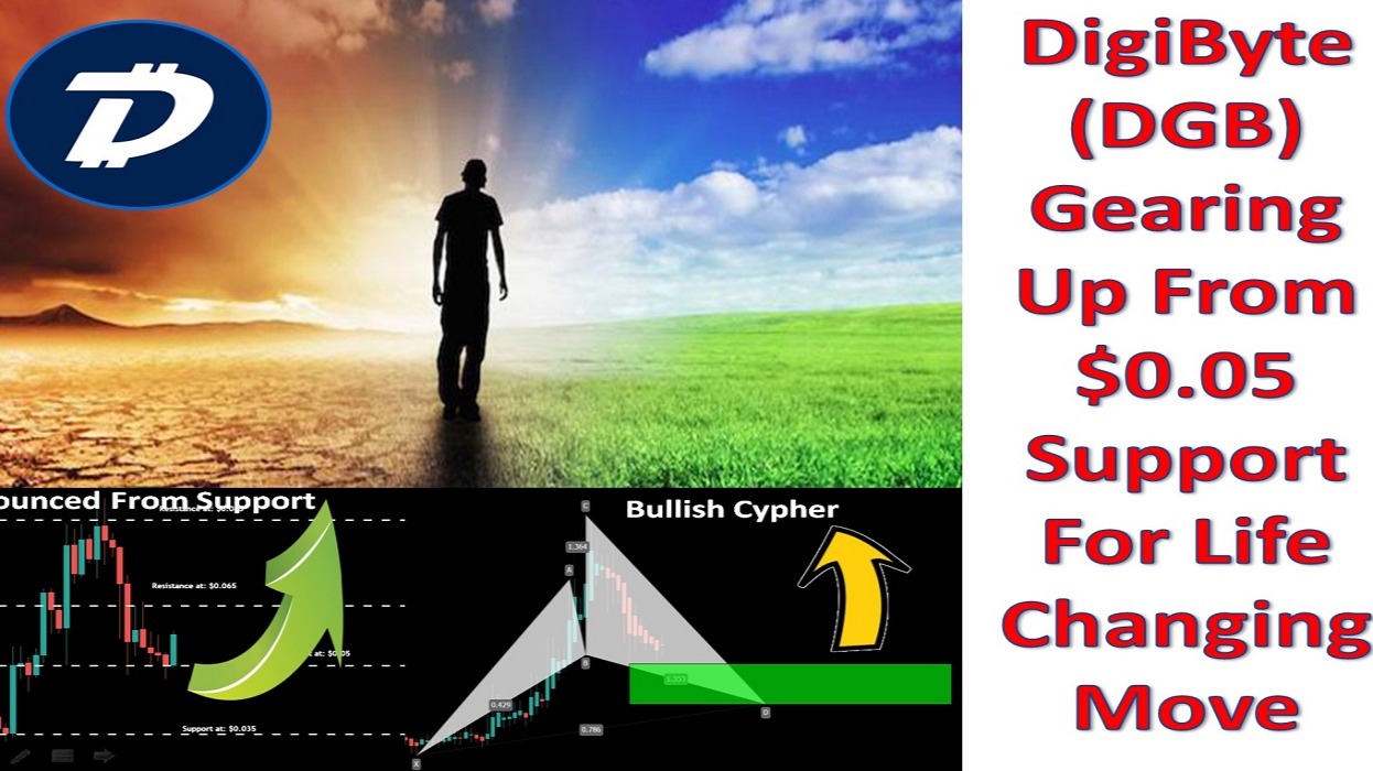 DigiByte (DGB) Gearing Up From $0.05 Support For Life Changing Move