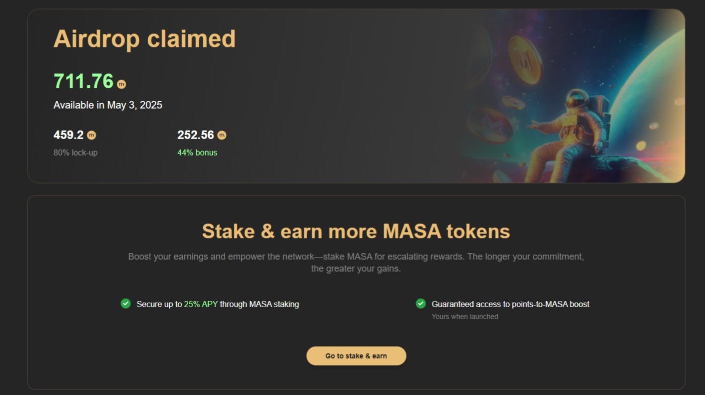 MASA Airdrop & Staking