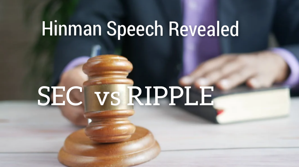 All Eyes on SEC v Ripple Case After Hinman Speech Reveals