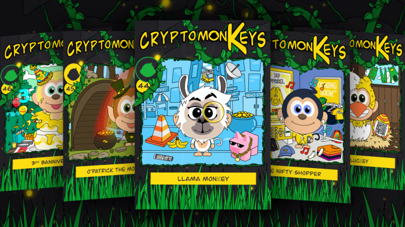 NFT BANANO gratis: actualización n.°23 de cryptomonKeys - monKeymining, monKeymiles y monKeyslots