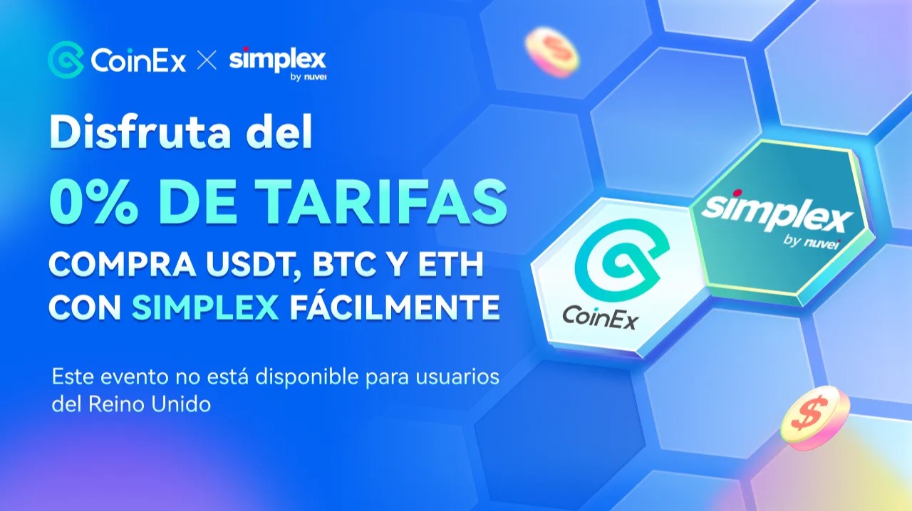 Promoción conjunta de CoinEx y Simplex: ¡Compra criptomonedas en CoinEx a través de Simplex y ...