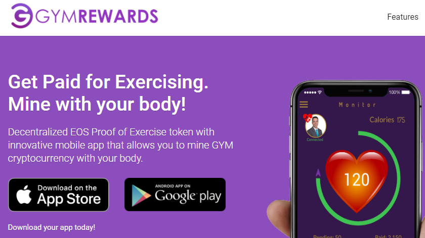 GYM Token . GYMRewards project