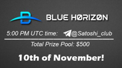 BLUE HORIZON x Satoshi Club AMA Recap from 10th of November