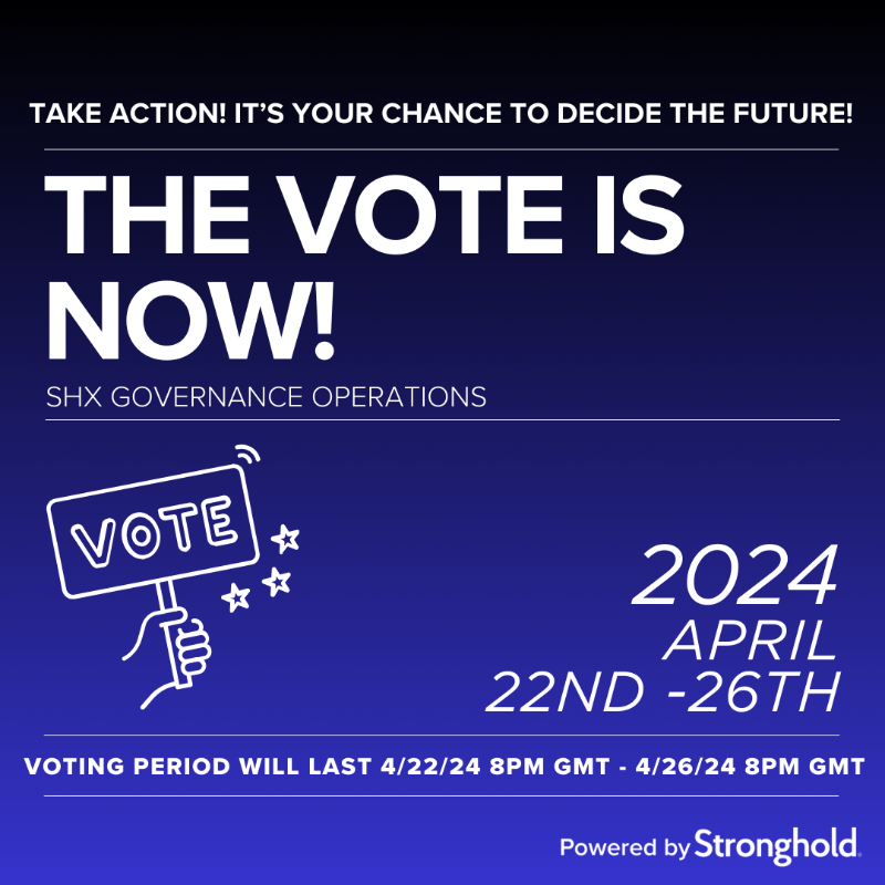 Strengthening Community Voices: Stronghold's 2nd Governance Vote and the Future of $SHx