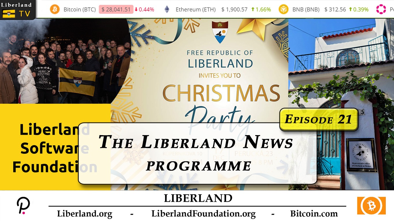 Liberland News Programme Episode 21 - Blockchain Bitcoin Liberty TV