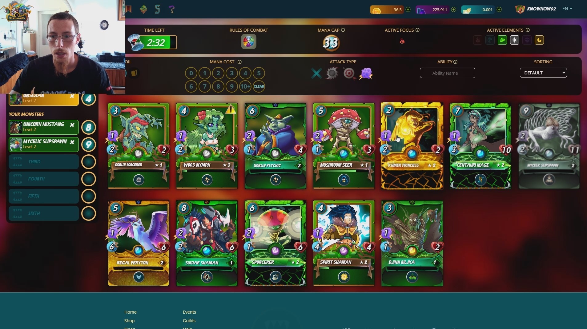 Splinterlands - Turbo RANK UP Mode ON (gameplay w/ educational commentary)