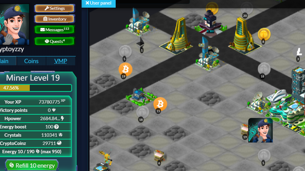 Nouveau paiement sur cryptomininggame faucet gaming