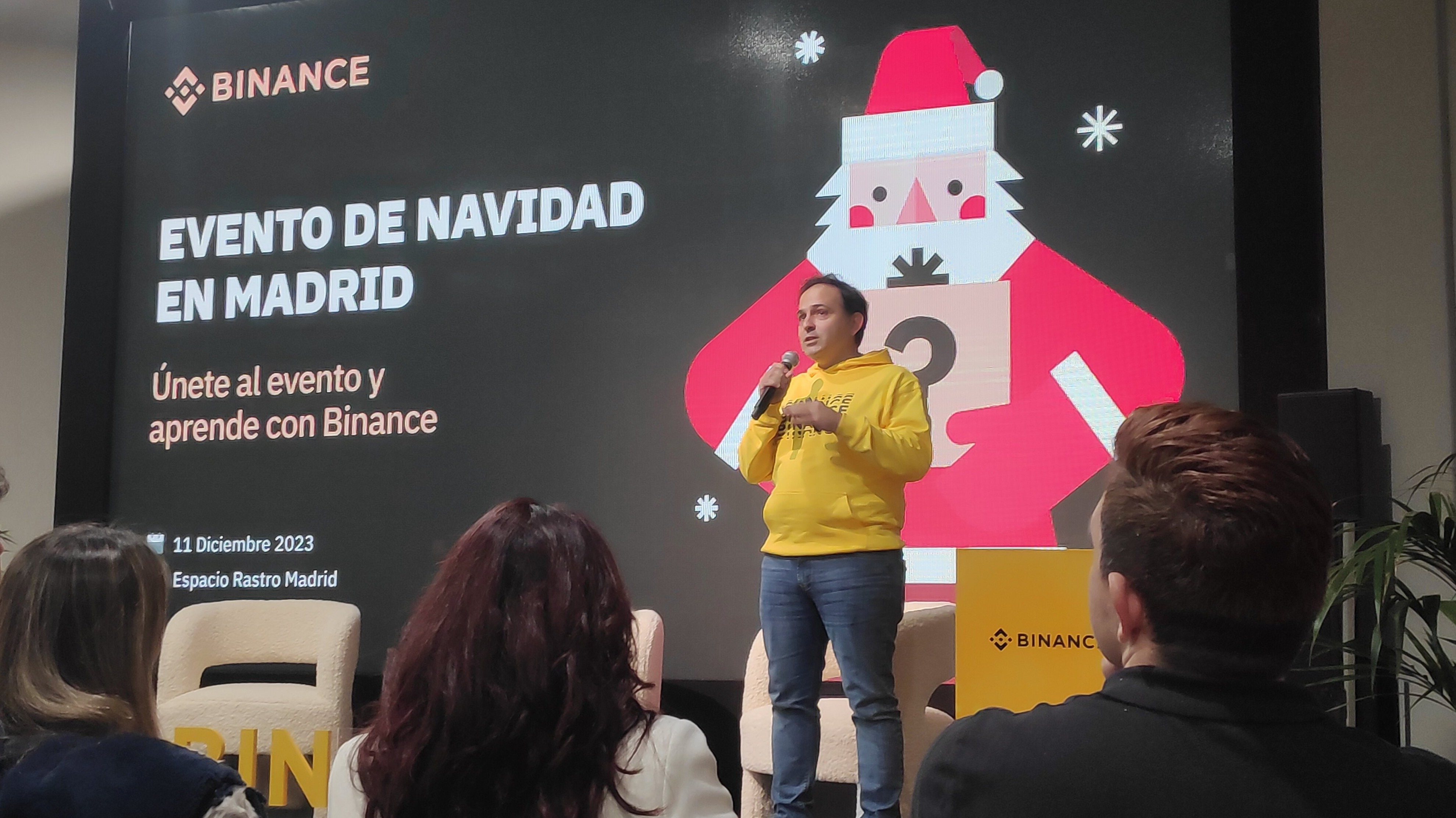 Yesterday's Binance Christmas Event in Madrid
