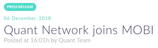 List of Quant Network (QNT) Partnerships (2020)