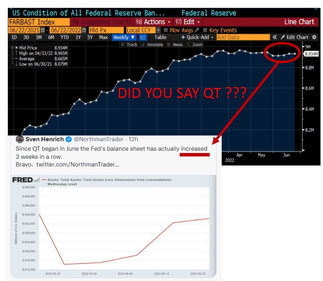So The Fed Is Shrinking It's Balance Sheet And Executing QT?